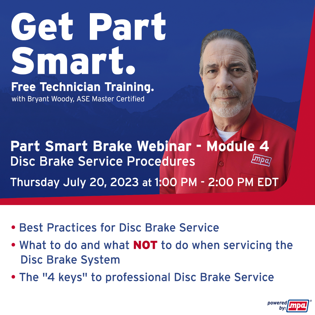 Get Part Smart with with Brake Training